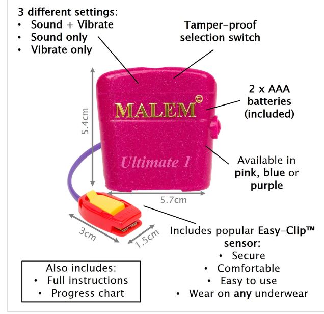 Malem Ultimate Bedwetting Alarm: Bedwetting Store